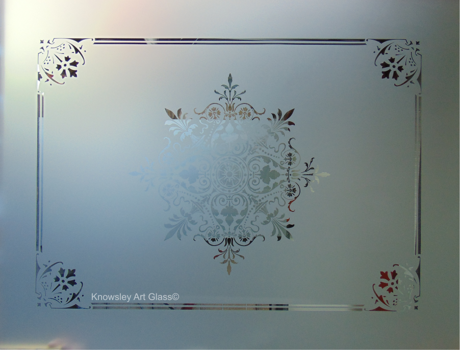 Decorative Glass & Etched Glass Design Comissions.